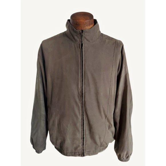 Norm Thompson | Jackets & Coats | Norm Thompson Mens Taupe Full Zip ...